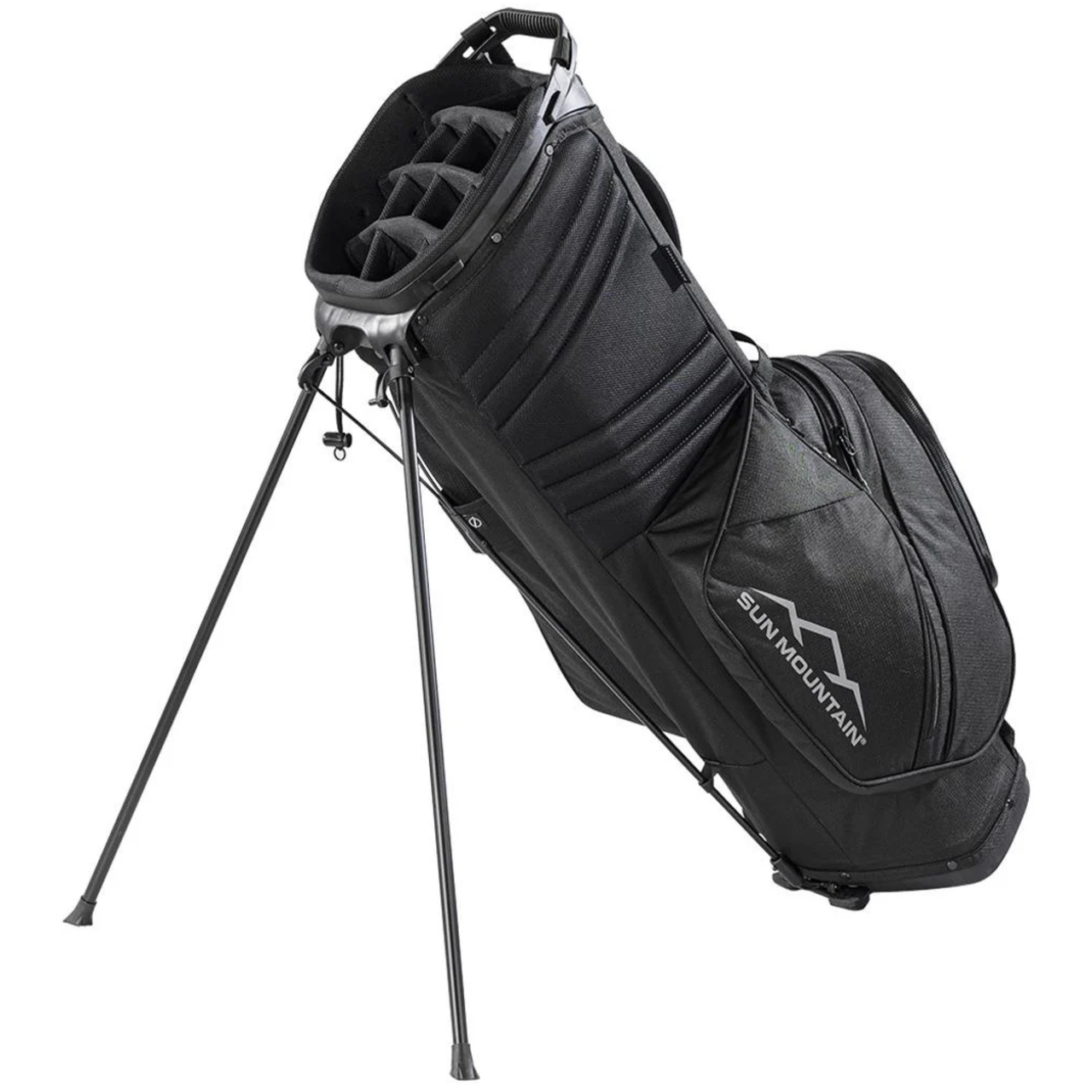 Sun Mountain Forerunner Stand Bag Black | Easy Carry & Smart Storage